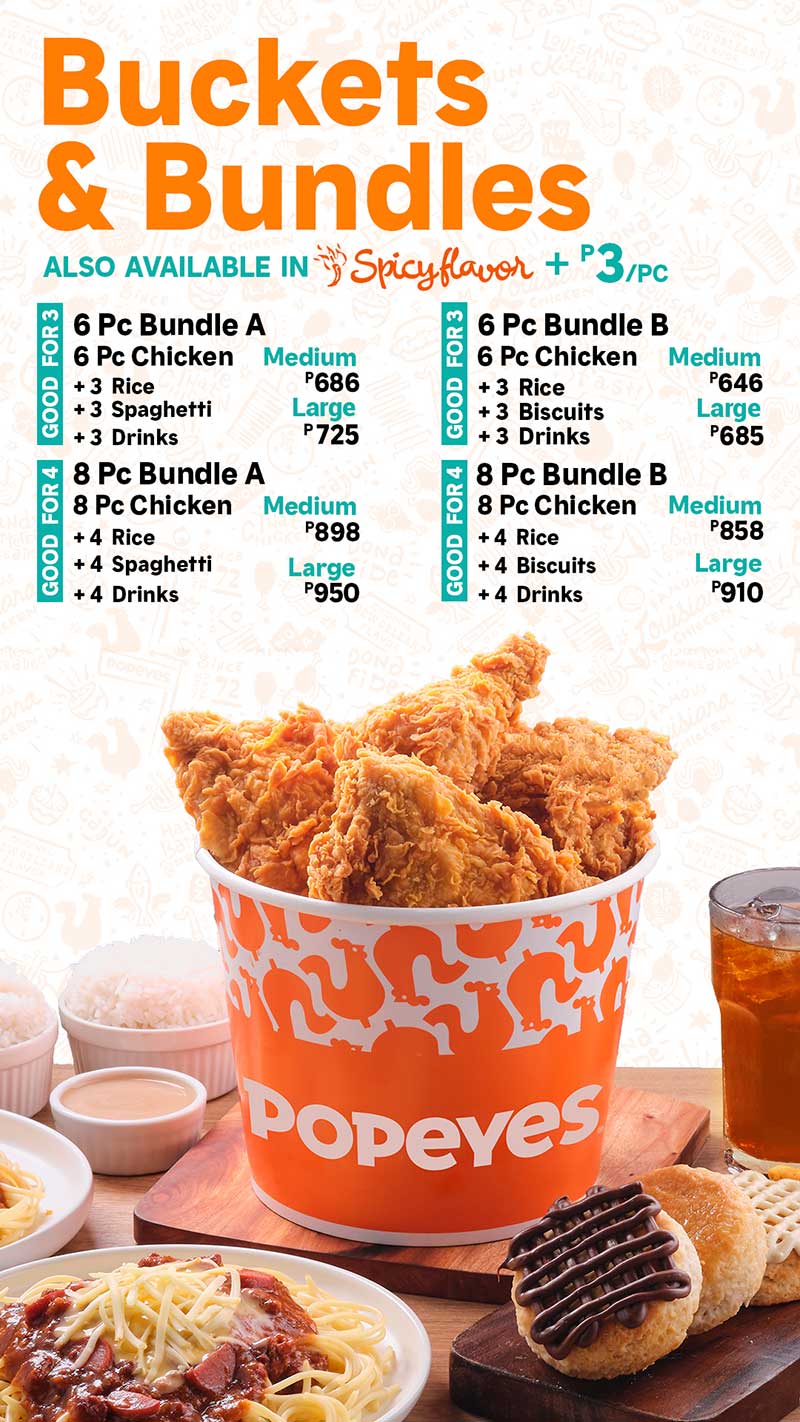 Explore the Delectable Popeyes Menu in the Philippines | mytourguide.ph